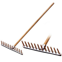 Lanlee Supplies Limited - Product List - 12 TEETH ALLOY RAKE & WOODEN ...